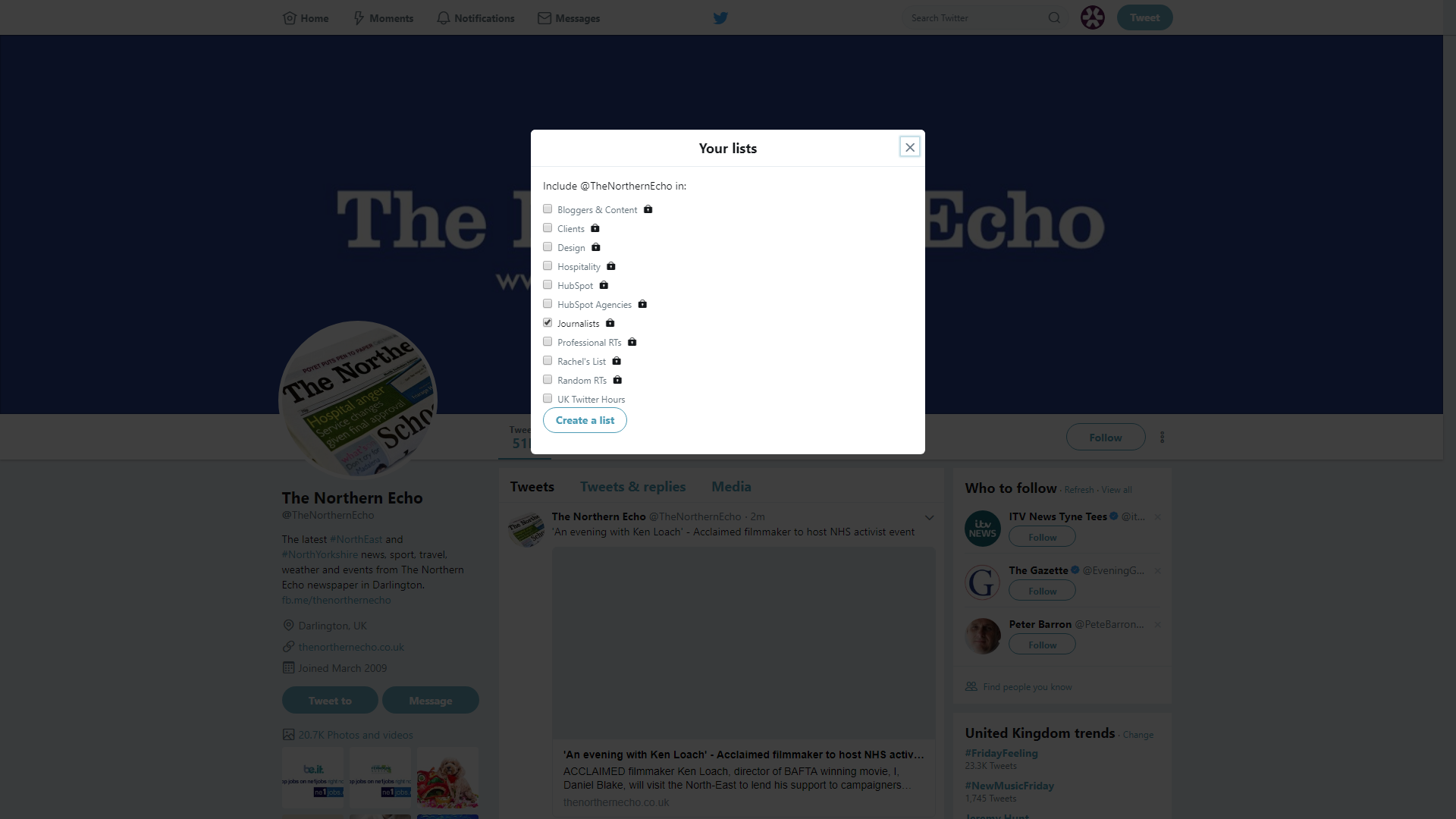 How to Create a Twitter List