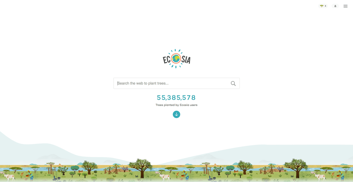 Plant a Tree Every Time You Search the Internet with Ecosia