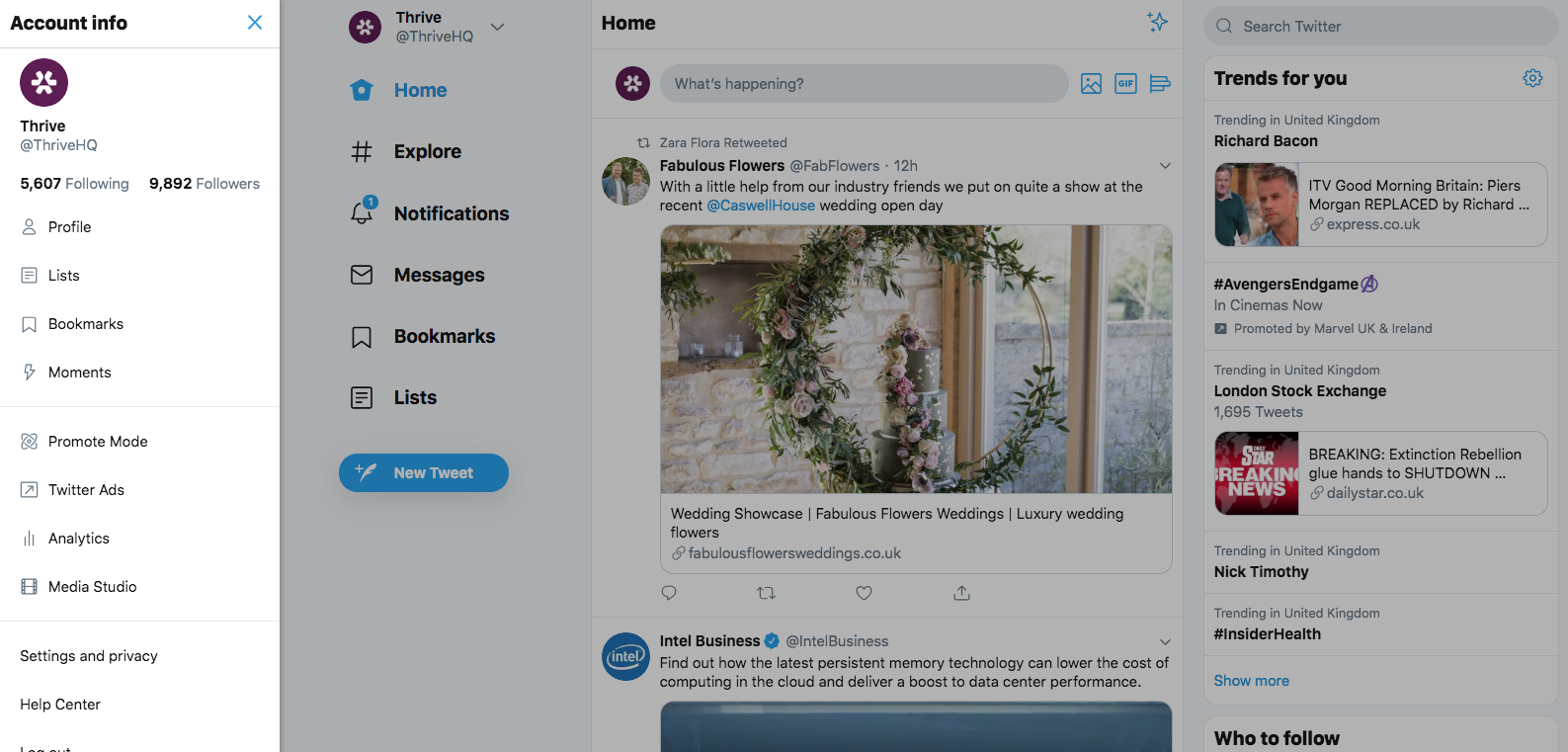 A Sneak Peek at Twitter's New Desktop Layout