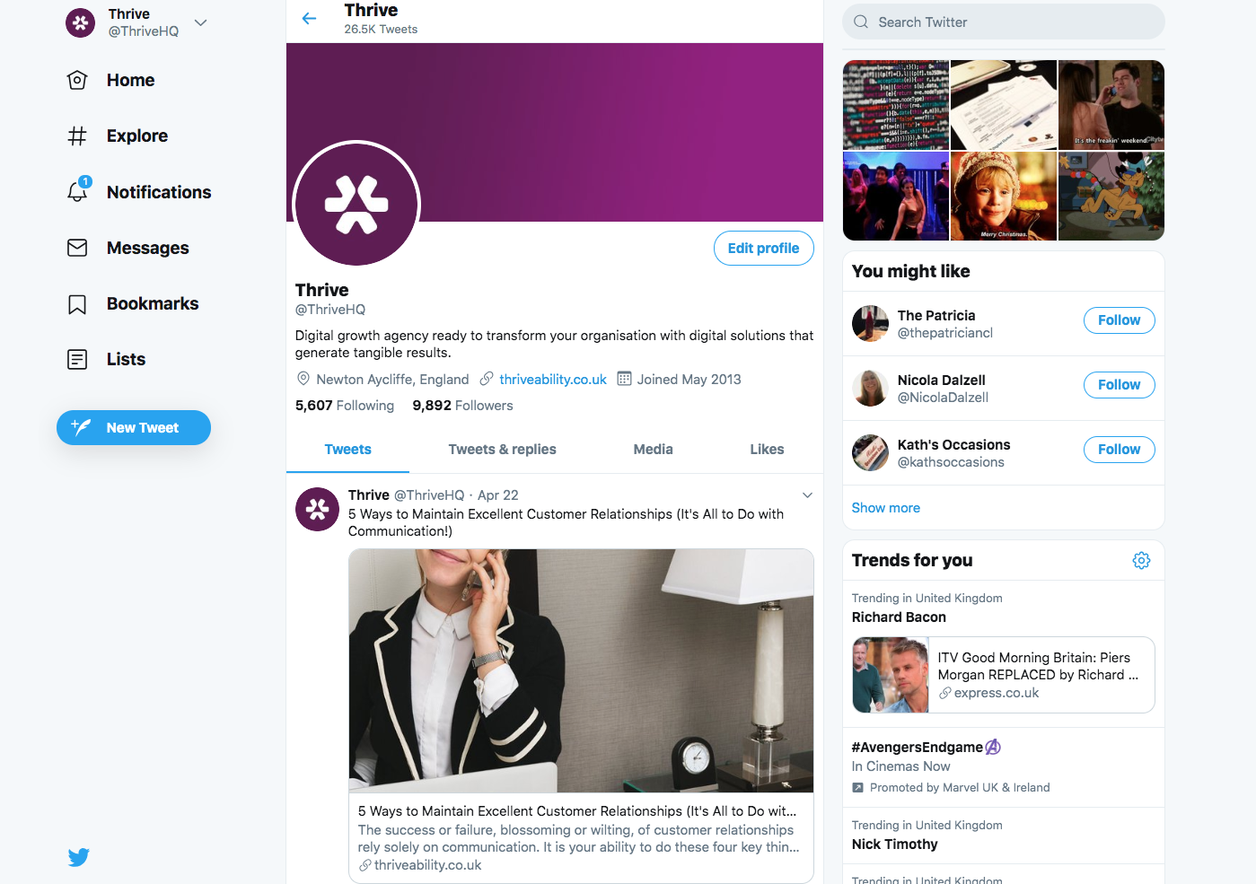 A Sneak Peek at Twitter's New Desktop Layout